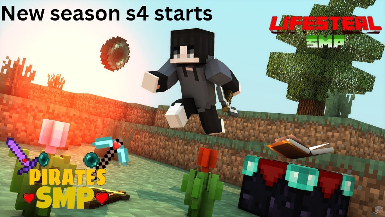Pirates SMP S4|day 1| lifesteel smp - YouTube