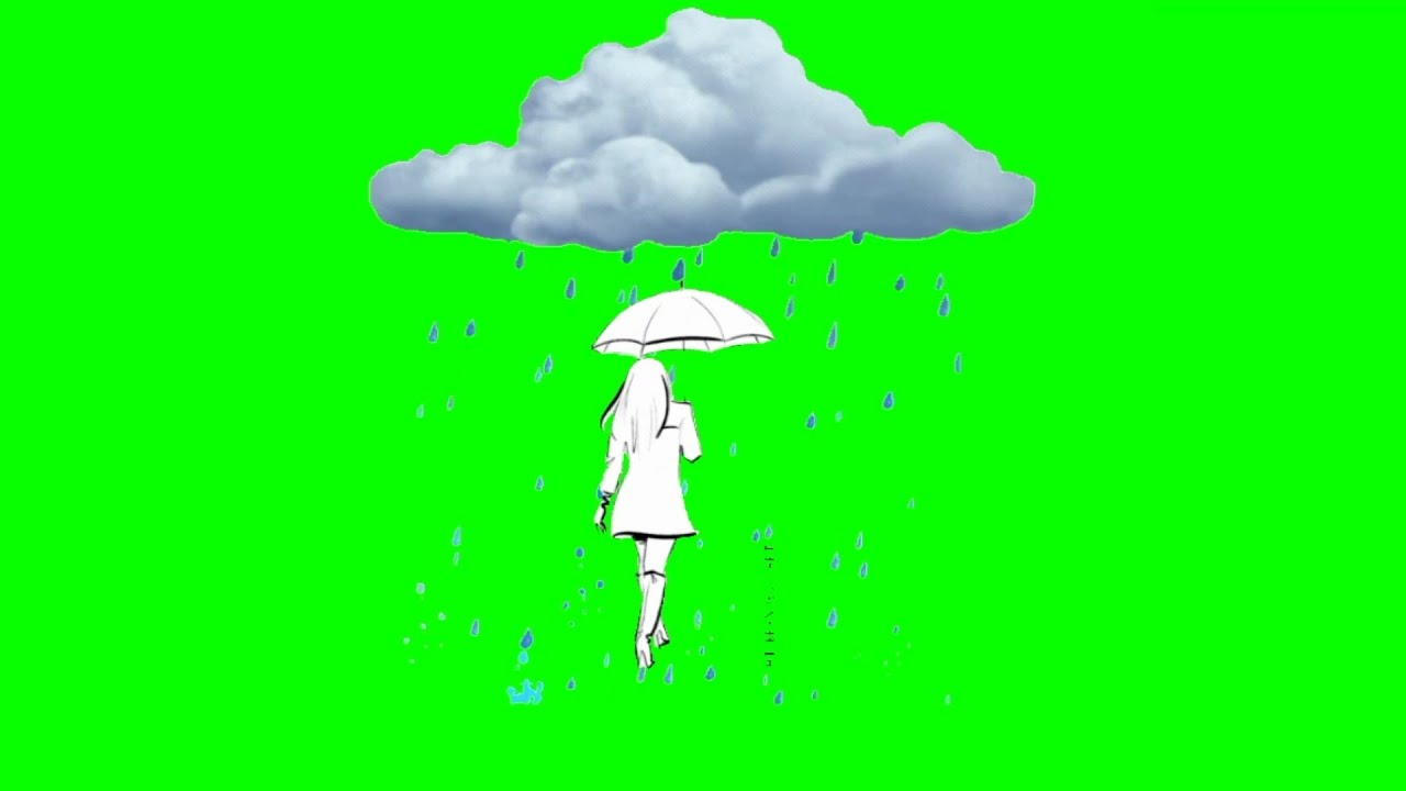 Rain shower green screen,Monsoon Green screen, - YouTube