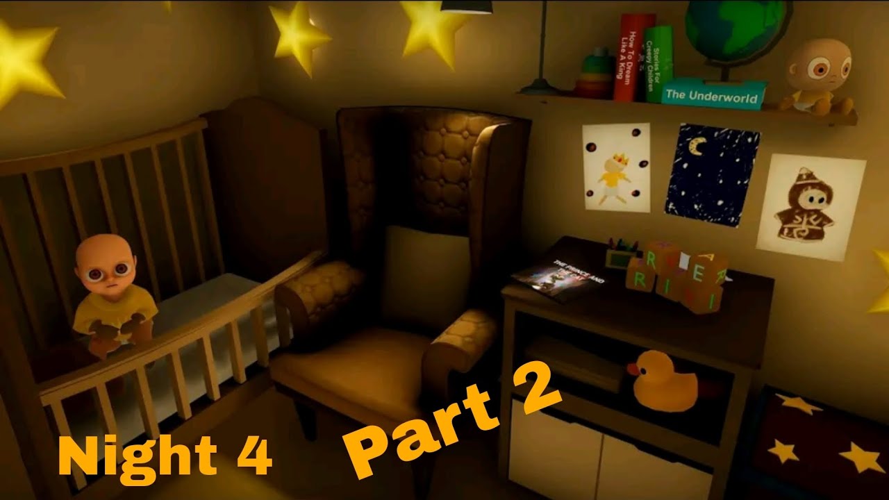 night 4 | part 2 | the baby in yellow | scary baby | horror game |👶# ...