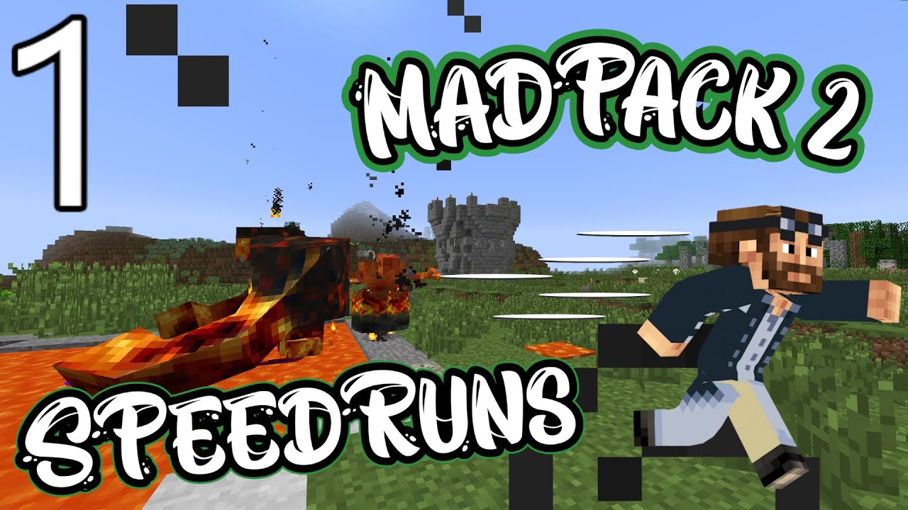 Madpack 2 Speed Runs 🌲🏃‍♂️🏃‍♂️ New Route For Record! 1 - YouTube