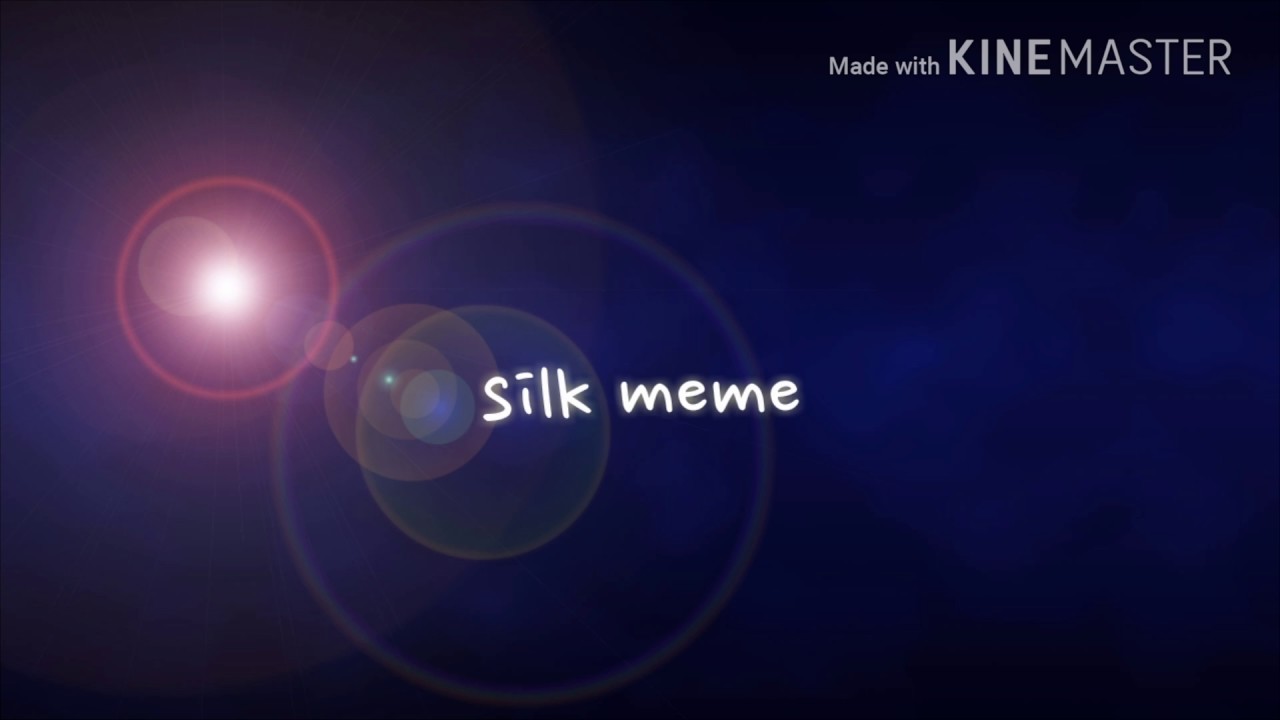 silk meme(첫작이라 뭐가뭔지 모르게따 - YouTube