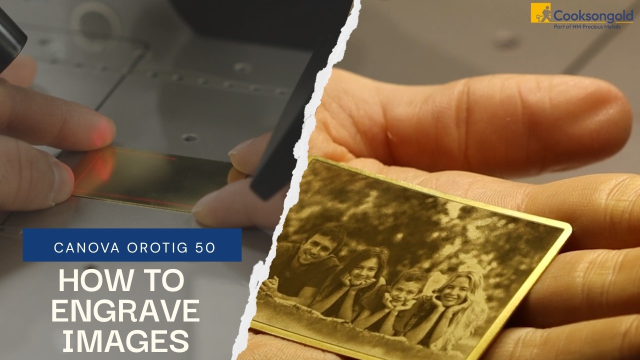 How to Engrave Images with the Orotig Canova 50 - YouTube