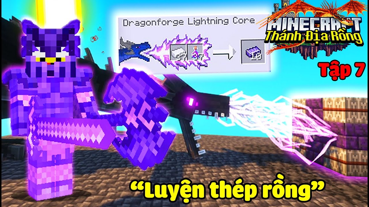 THÁNH ĐỊA RỒNG MINECRAFT TẬP 7 : ĐỒ THÉP RỒNG SÉT MẠNH NHẤT SERVER ...