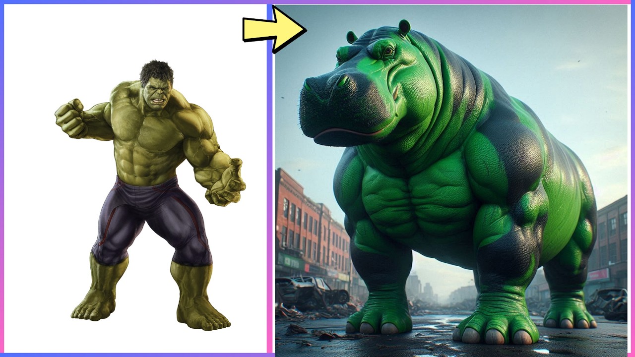 AVENGERS but HIPOPOTAMUS VENGERS🔥ALL CHARACTERS MARVEL&DC(2024) - YouTube