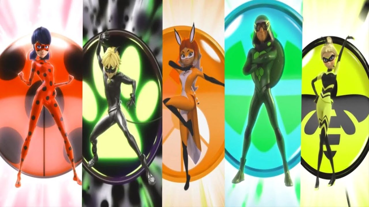 Miraculous Ladybug Team Transformation [FANMADE SCENE] - YouTube