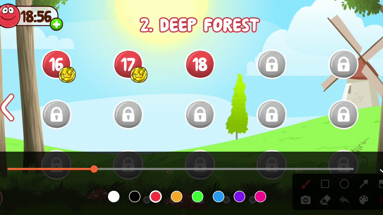 how to get infite life in red ball 4 - YouTube