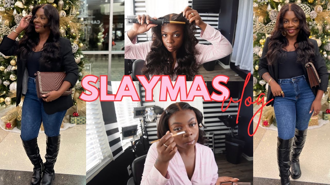 SLAYMAS EP 5: BEING PRODUCTIVE GRWM:💋HAIR&MAKEUP MY SISTER’S ENGAGEMENT ...