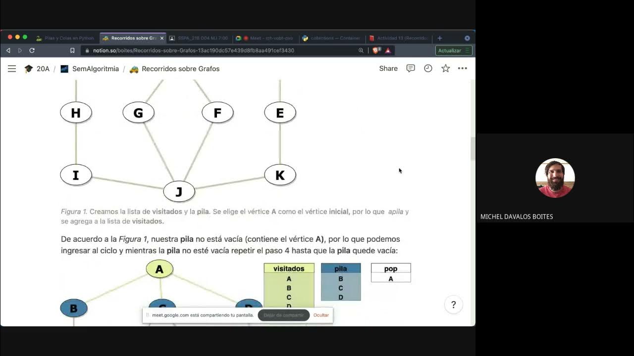 Clase de Recorridos de Grafos en Python (04.nov.2021) - YouTube