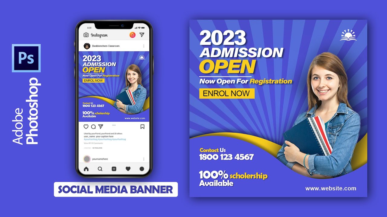 Social Media Ad Design for Schools & Computer Institutions Admission by ...