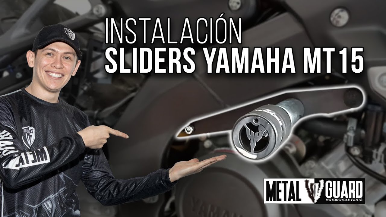 🔧Tutorial INSTALACIÓN🔧 sliders YAMAHA MT15 - YouTube