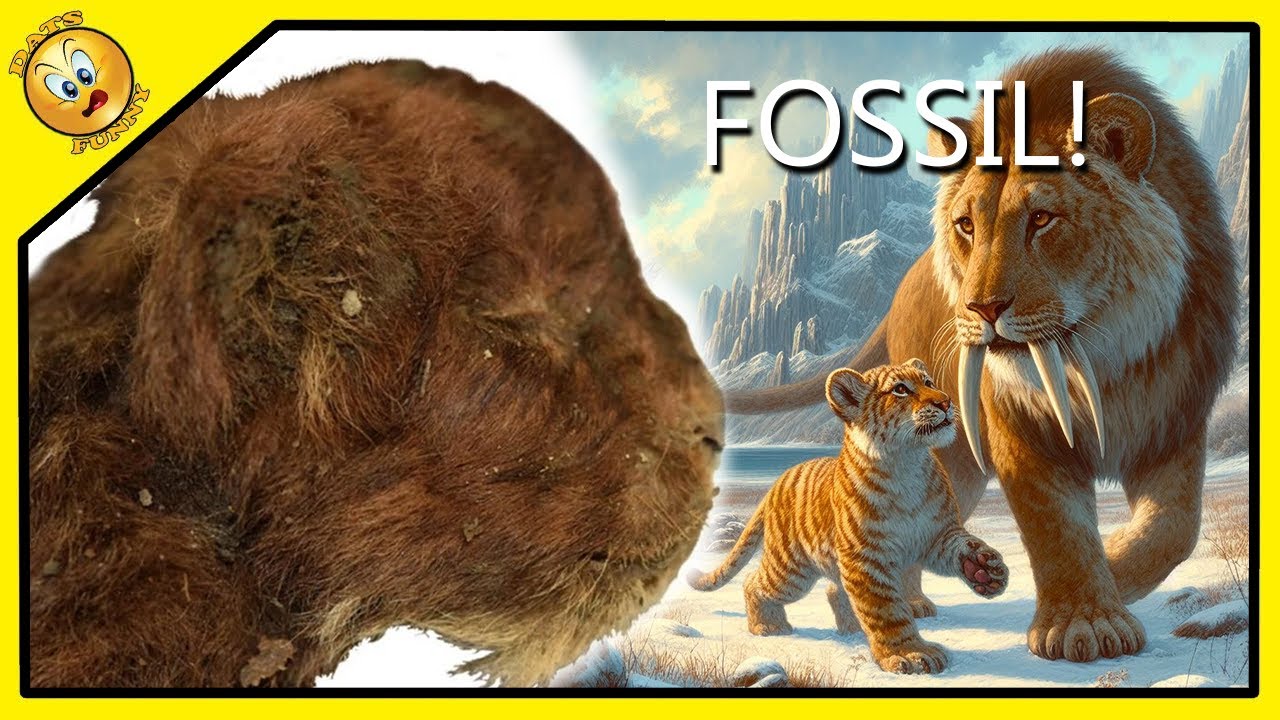 NEW SABER TOOTH TIGER CUB FOUND FROZEN!! - YouTube