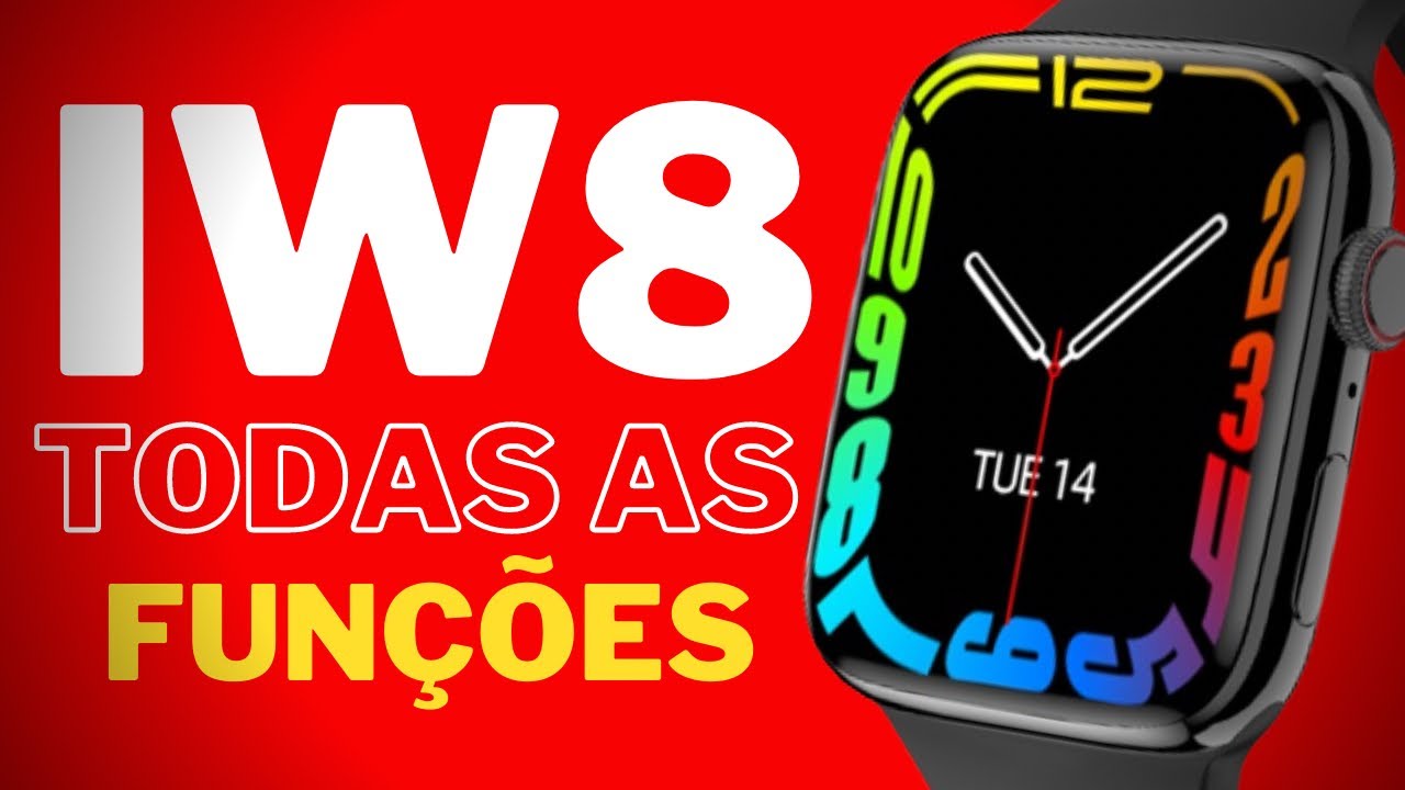 IW8 Smartwatch E TODAS AS SUAS FUNÇÕES NO SEU APP! Conheça. - YouTube
