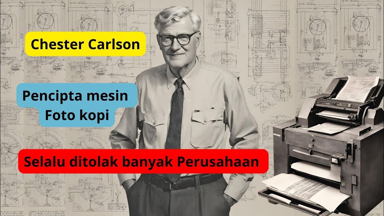 Chester Carlson: Penemu Revolusioner Mesin Fotokopi - YouTube