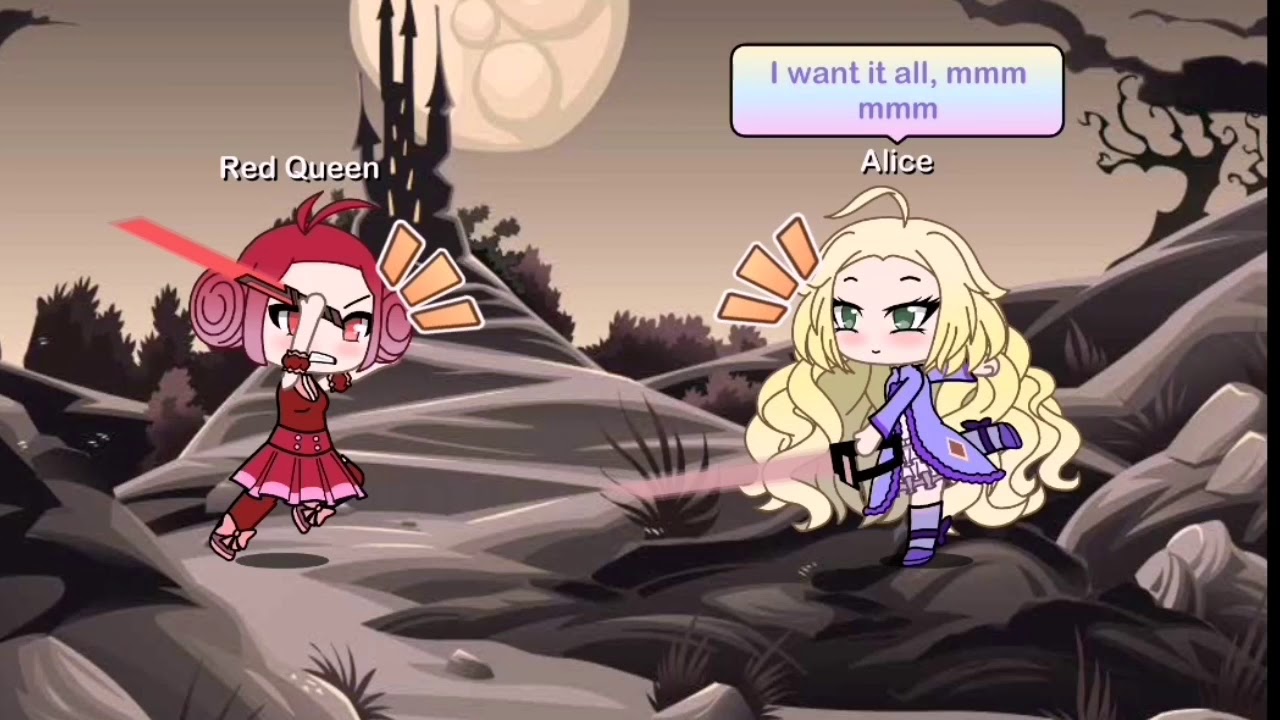 Just Like Fire // Gacha Life // Alice Through The Looking Glass Gacha ...