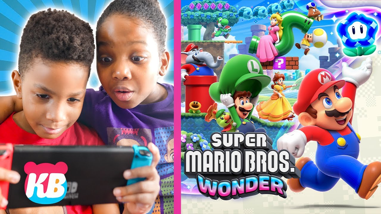 Kamdenboy VS Kyraboo VS KB Dad | Play Super Mario Bros. Wonder with Us ...