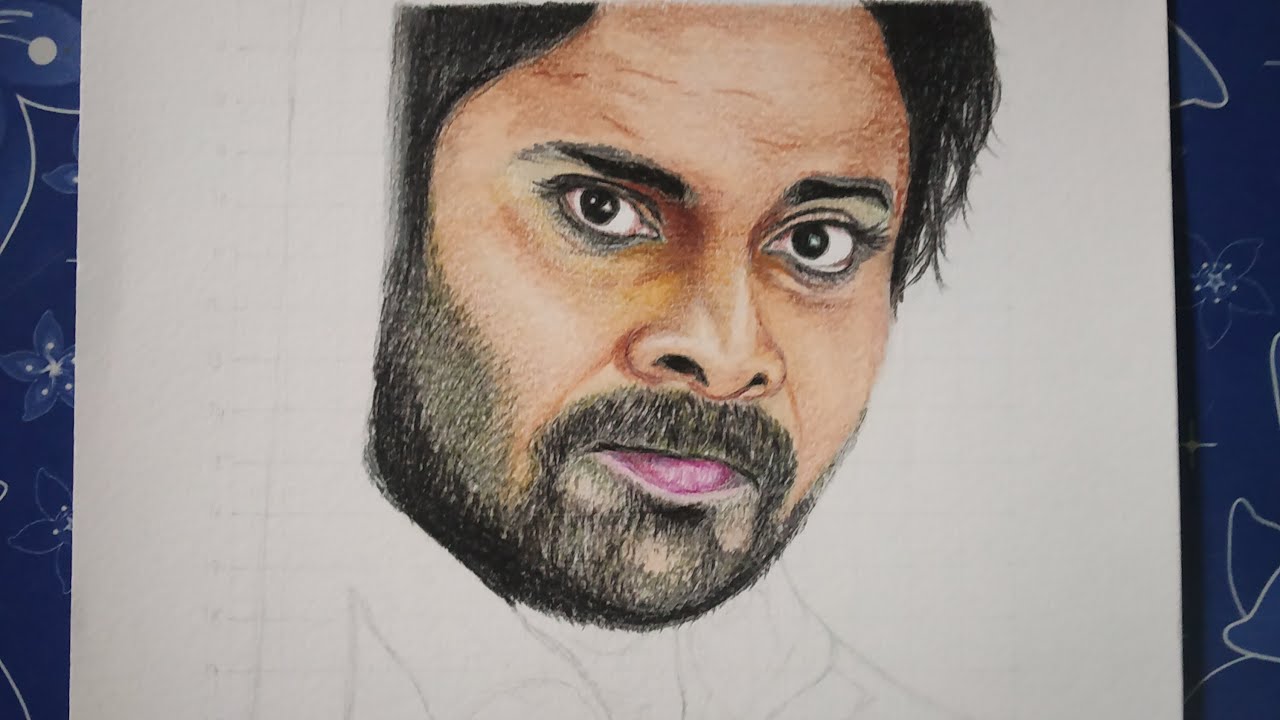happy birthday power star pawan kalyan sir// pspk drawing//pawan kalyan ...