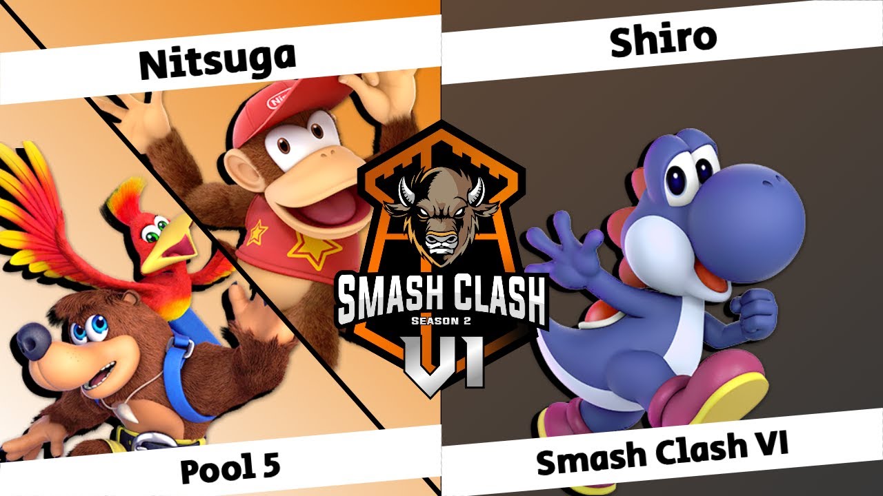 SC6 Pool 5 - Nitsuga (Diddy, Banjo) vs Shiro (Yoshi) - Smash Clash VI ...