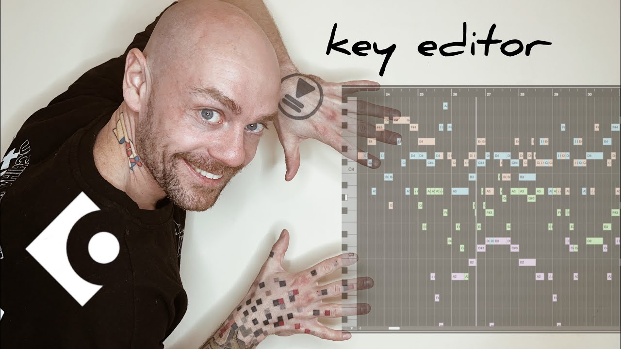 как редактировать ноты в cubase (key editor) - YouTube