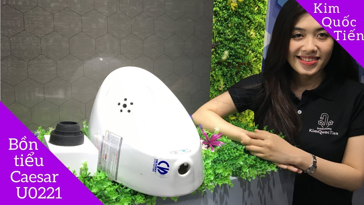 Bồn tiểu nam treo tường CAESAR- U0221 - YouTube