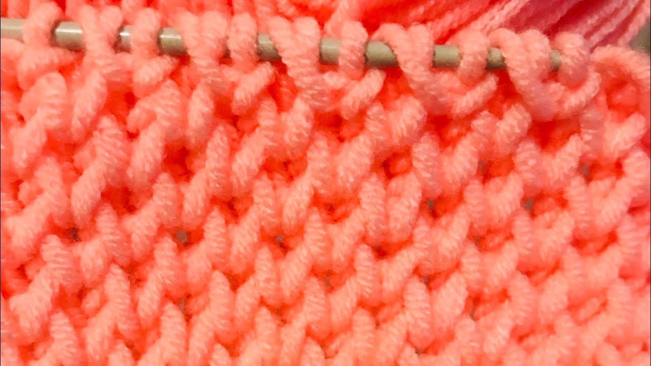 Very easy beautiful pattern «honeycomb” - YouTube