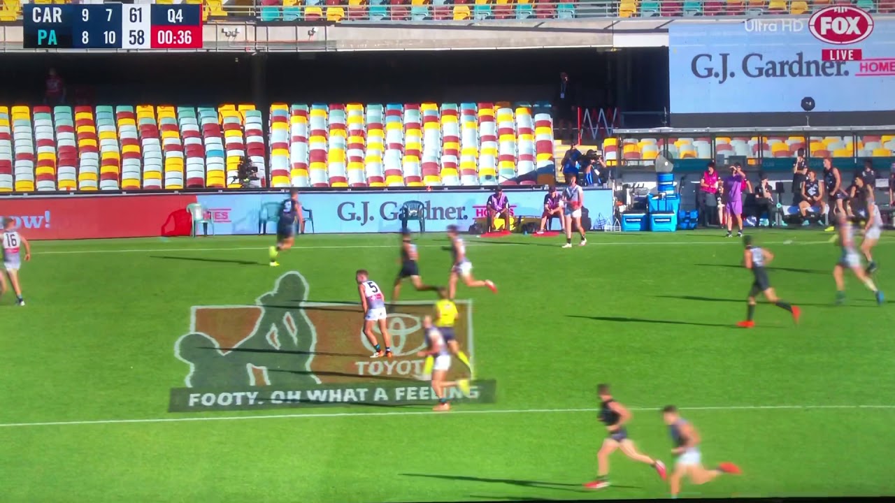 Last 41 seconds Port Adelaide vs Carlton round 7 2020 - YouTube