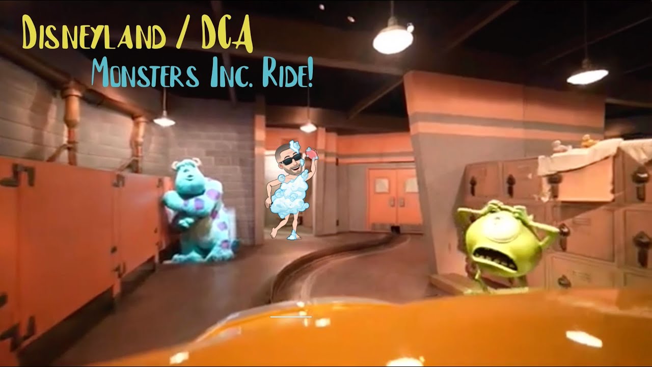 DISNEYLAND CALIFORNIA ADVENTURE MONSTERS INC RIDE POV - YouTube