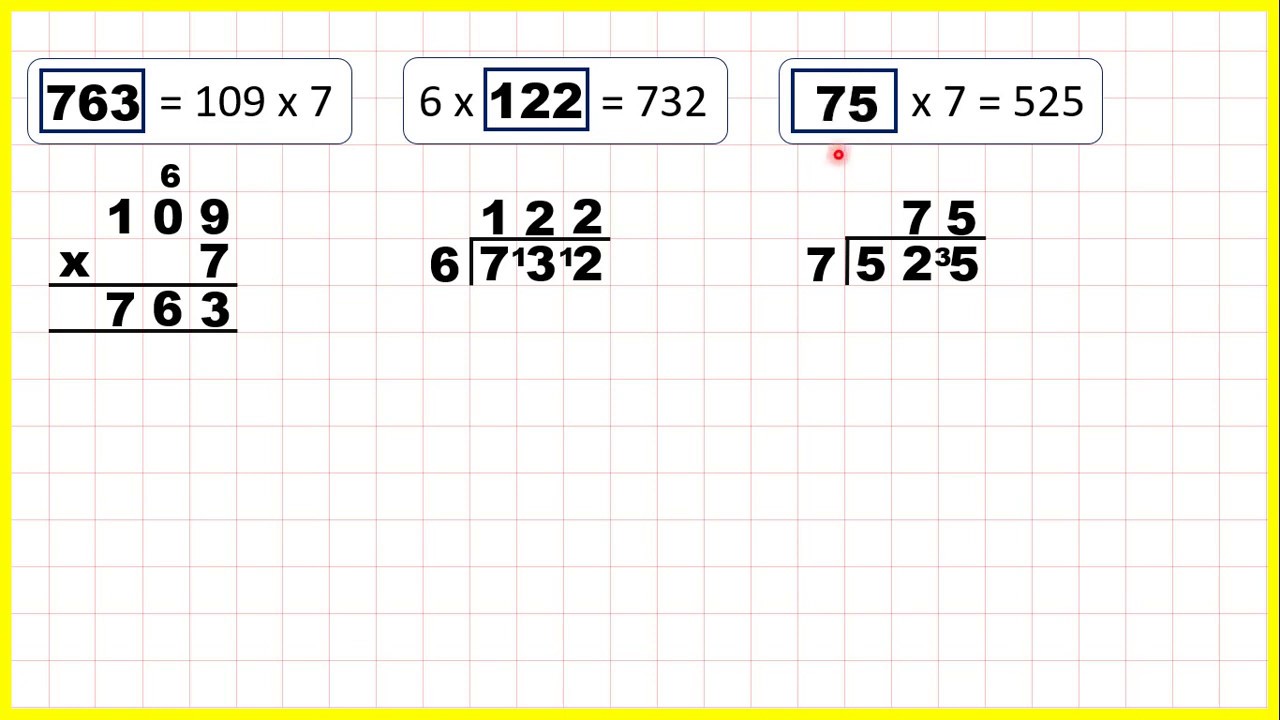 Solve missing number multiplication problems - YouTube