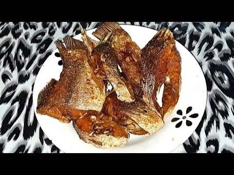 jinsi ya kukaanga samaki na viungo bila kuganda kwenye kikaango/how to ...