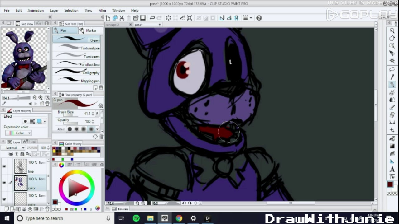 Bonnie Speedpaint #1 - YouTube