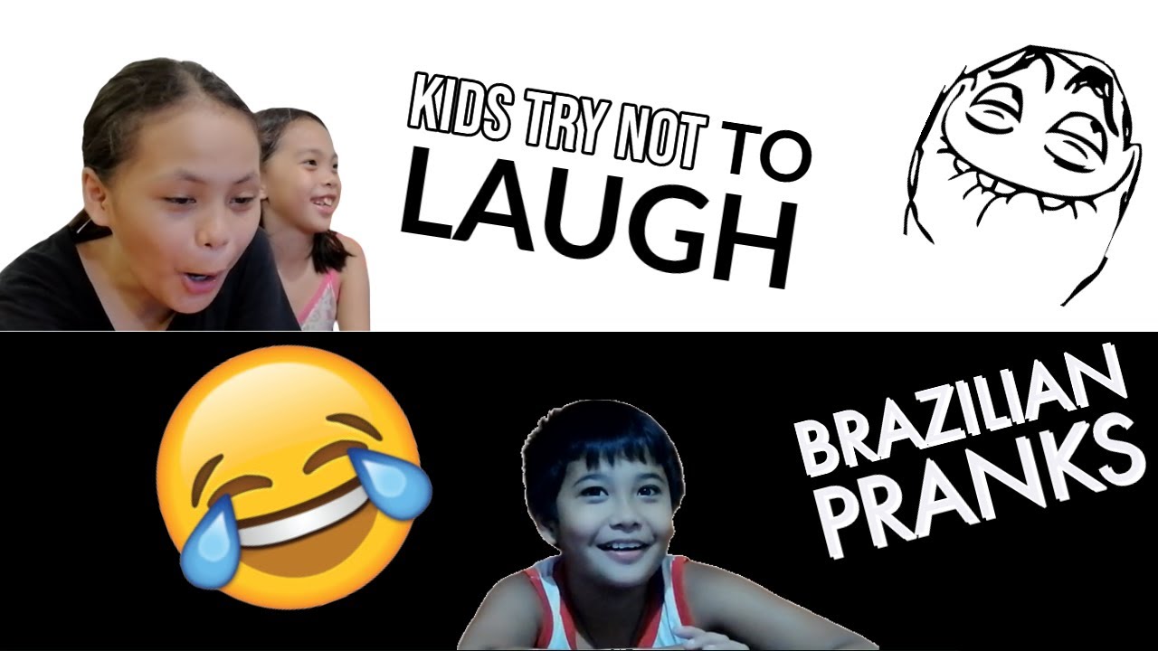 CS | Kids try not to laugh | Brazilian Pranks - YouTube