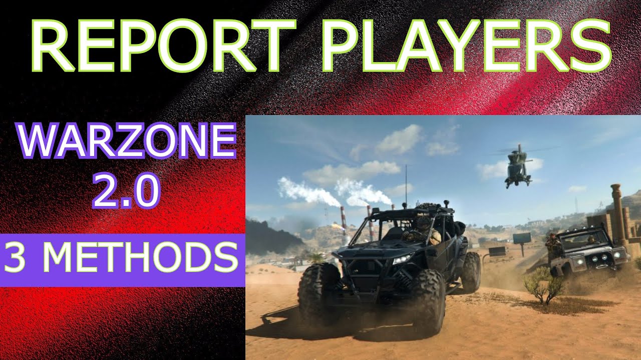 How to Report Players in Warzone 2.0, Call of Duty COD Warzone 2.O ...