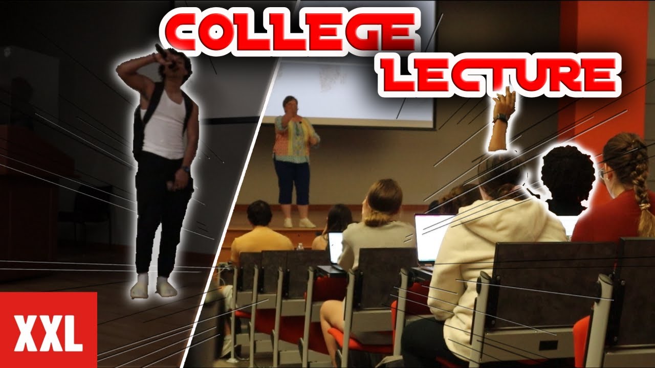 RAPPING IN A COLLEGE LECTURE! - YouTube