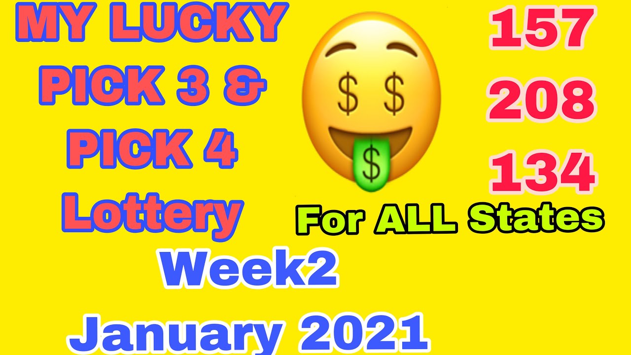 My LUCKY PICK 3 And PICK 4 For The 2nd Week Of January 2021 YouTube my-lucky-pick-3-and-pick-4-for-the-2nd-week-of-january-2021-youtube