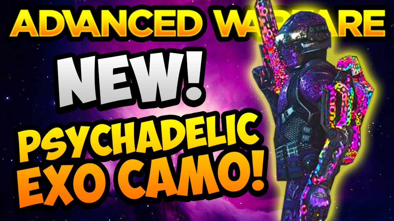NEW Psychedelic Exo and Weapon Camo Gameplay! (Call of Duty: Advanced ...