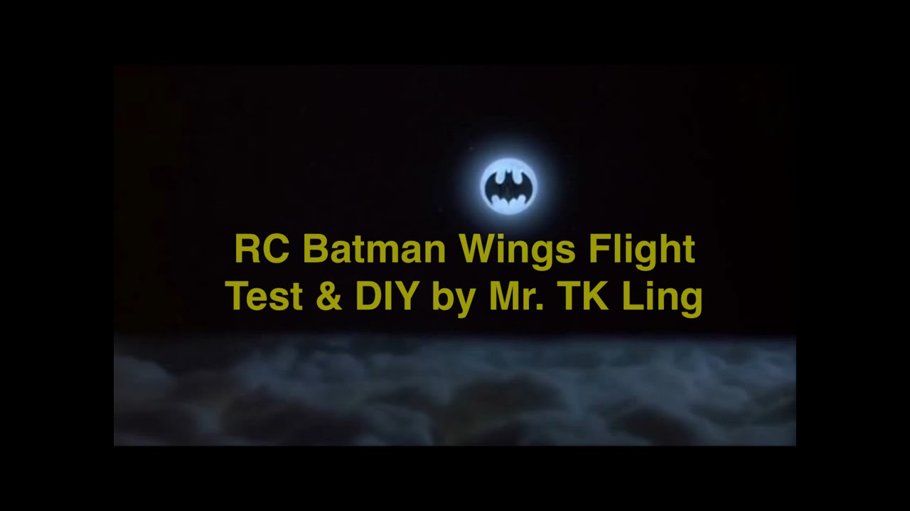 RC Batman Wings (DIY) Flight Test by dji & Hero4 session - YouTube