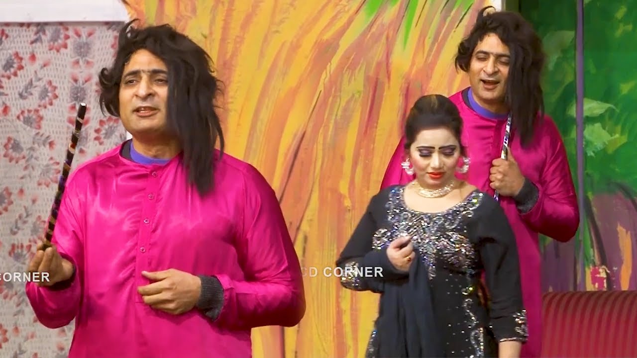 Amjad Rana with Naira Jaan | Comedy Clip | Stage Drama 2022 | Punjabi ...