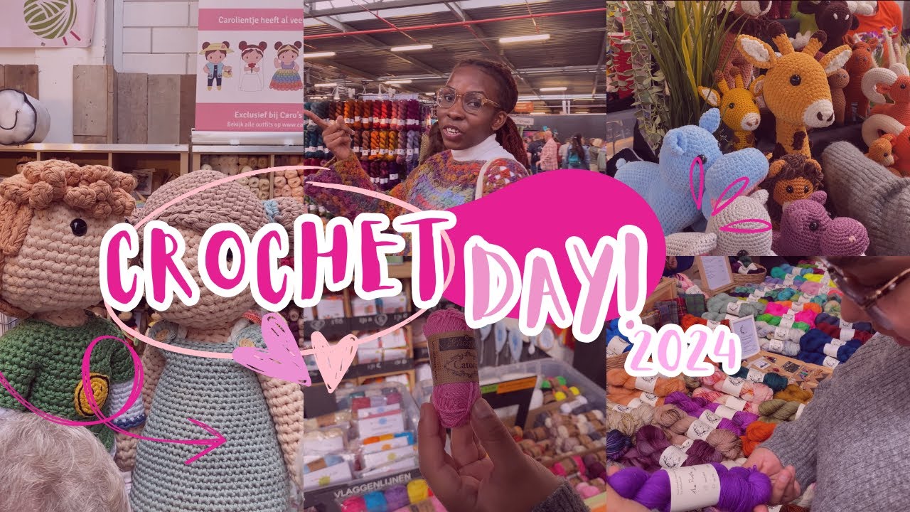 WE WENT TO A CROCHET CONVENTION!! | Crochet Day 2024 - YouTube