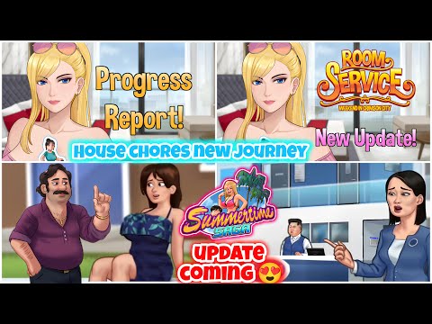Summertime Saga February Update Finally Coming! + Room Service New Game by House chores Developer