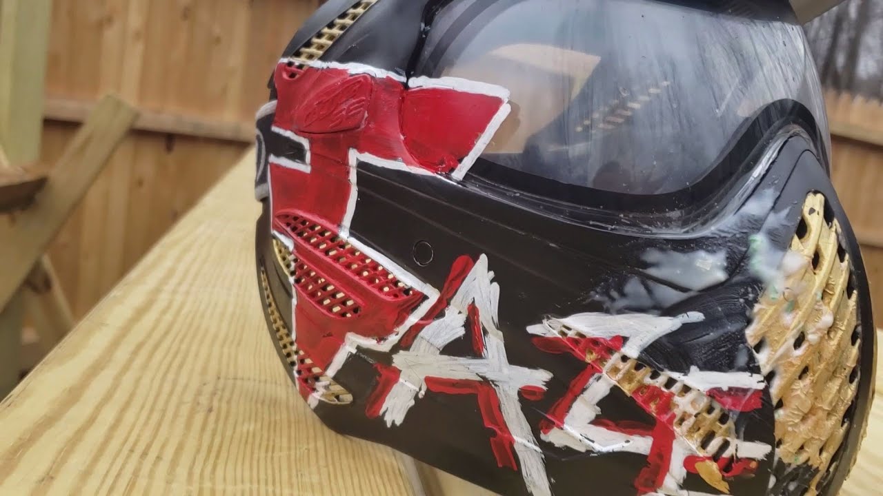 Custom Painted FaZe CLAN Paintball Helmet - YouTube