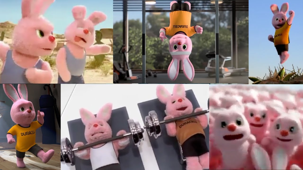 Duracell Commercials Compilation All Duracell Bunny Ads Review - YouTube