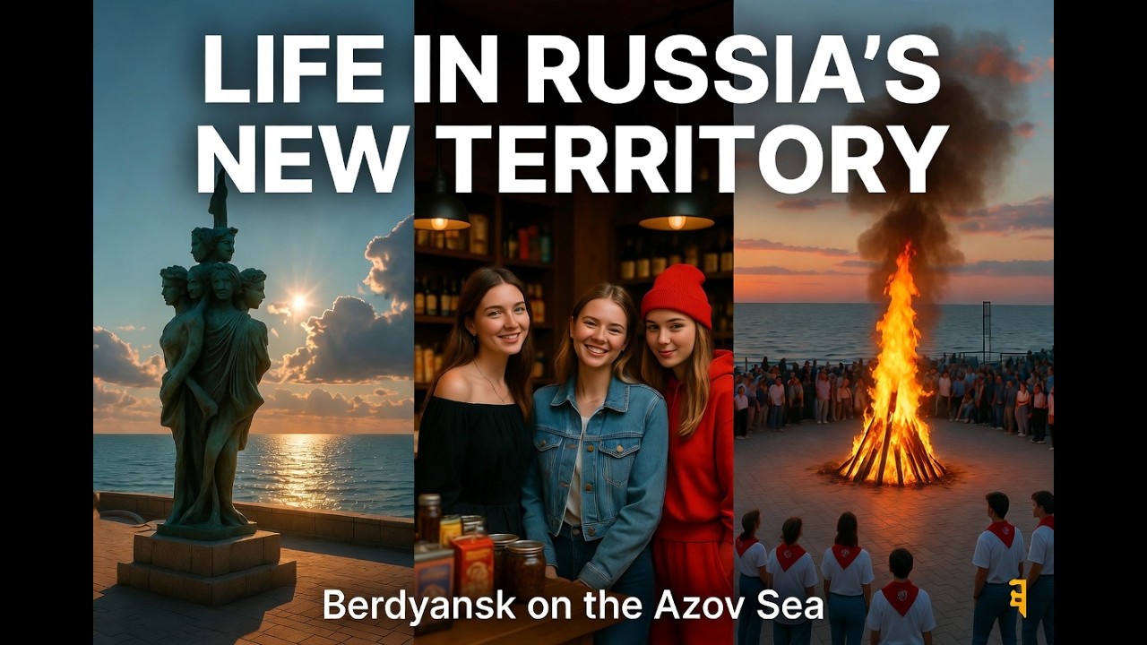Life in Russia's New Territory: - Berdyansk on the Azov Sea - YouTube