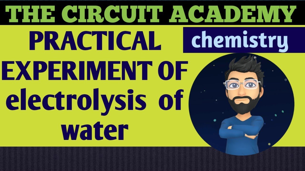 electrolysis of water ll decomposition of water ll - YouTube
