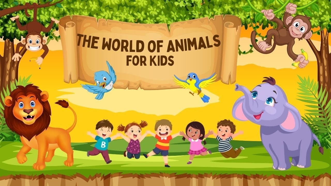 The World of Animals | for Kids | Nursery Rhymes | Learn About Animals ...