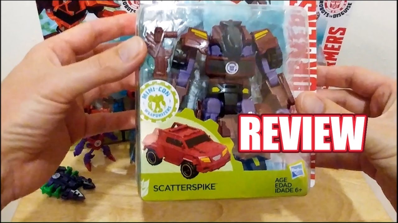 Transformers: Robots in Disguise Scatterspike Review - YouTube