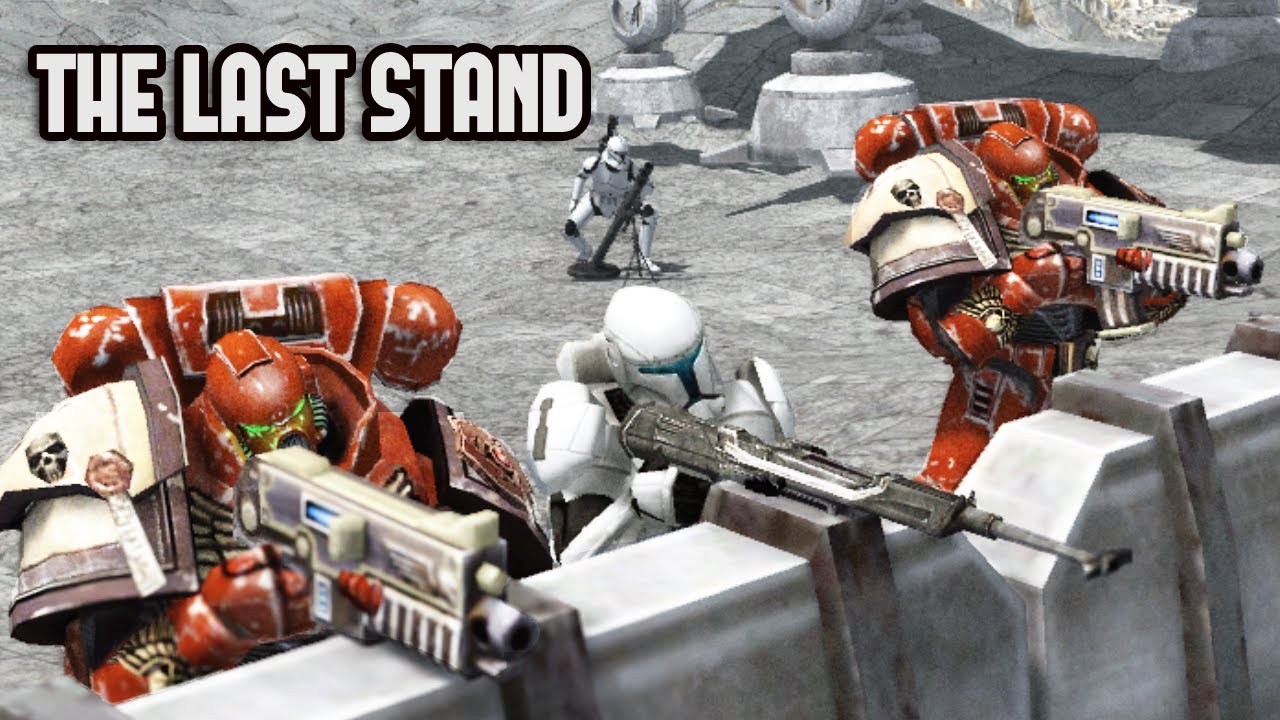 Space Marines & Clones vs CIS Battle Droids [WARHAMMER 40,000 + STAR ...