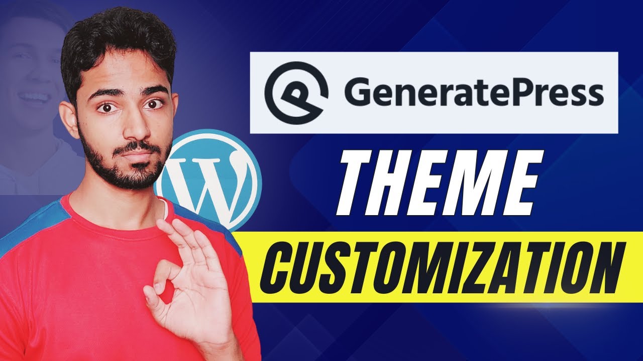 GeneratePress Theme Customization: WordPress Website Design | Step by Step | Urdu / Hindi - YouTube