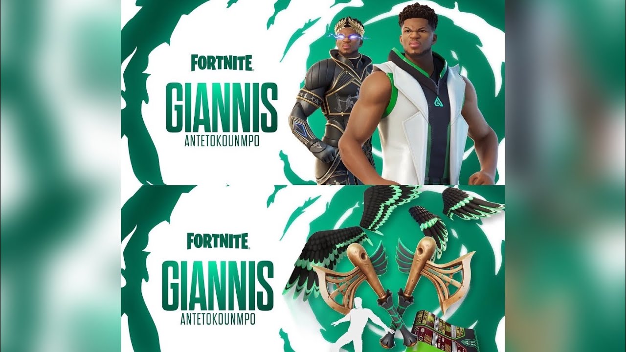 FORTNITE #875 GIANNIS ANTETOKOUNMPO 🇬🇷🏀💚 - YouTube