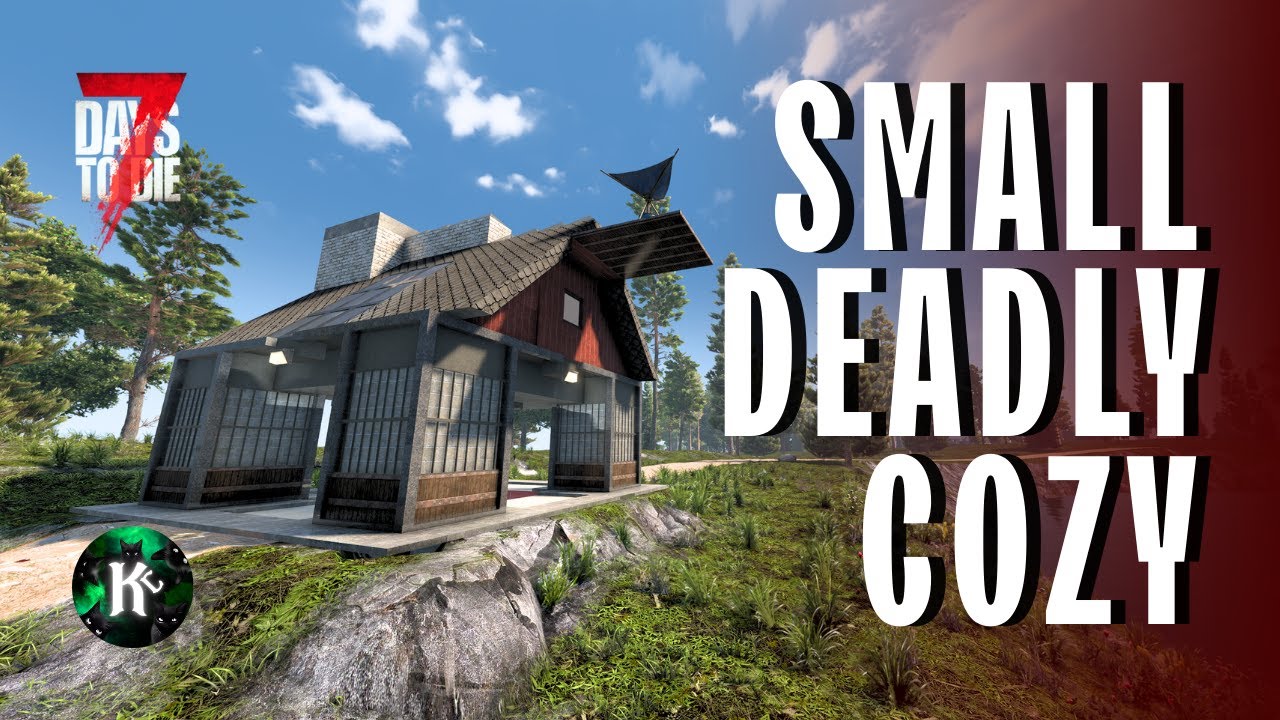7 Days to Die: Small All-in-One Horde & Home Base | Full Crafting Setup ...