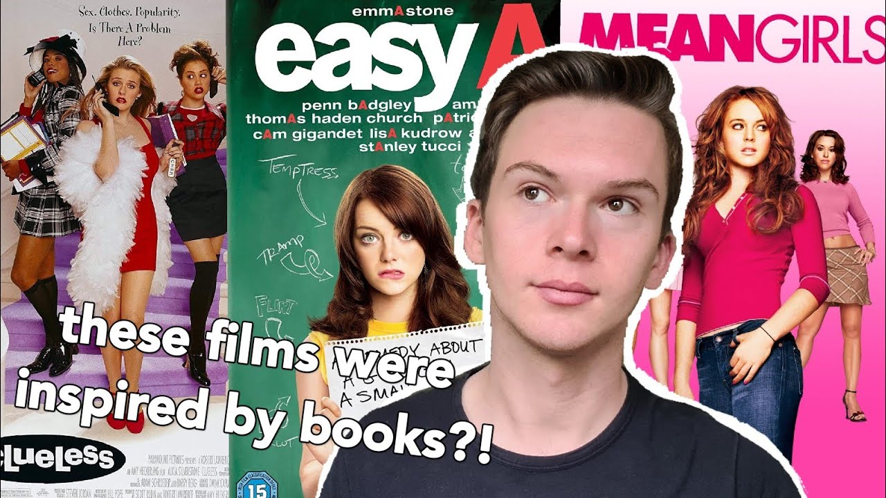 reading books that inspired ICONIC teen comedy films / Mean Girls, Clueless & Easy A (reading ...