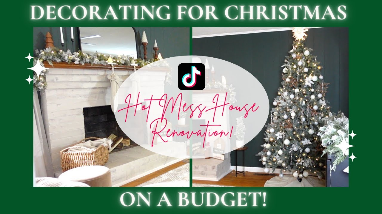DECORATING THE HOT MESS HOUSE LIVING ROOM FOR CHRISTMAS ON A BUDGET ...